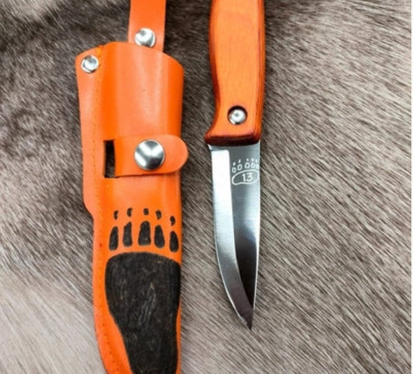 Wood Jewel 23PUK_MK Full-Tang Bear Knife Scandi Viking Hunting Knife ...