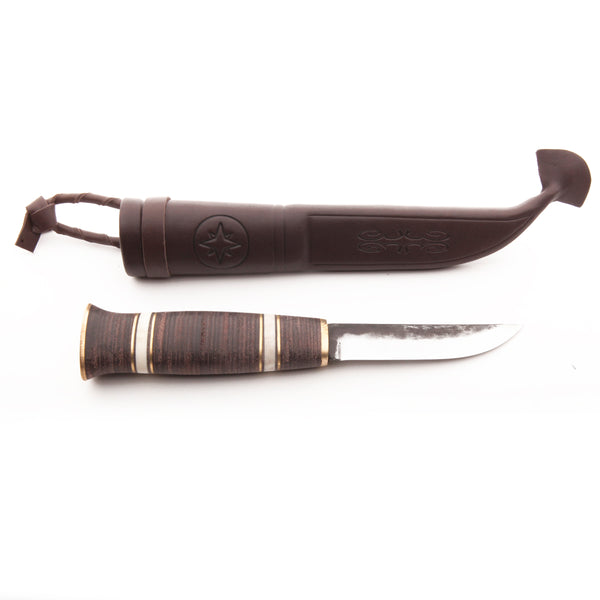 Erapuu Puukko Leather 95 Scandi Viking Hunting Knife Finland