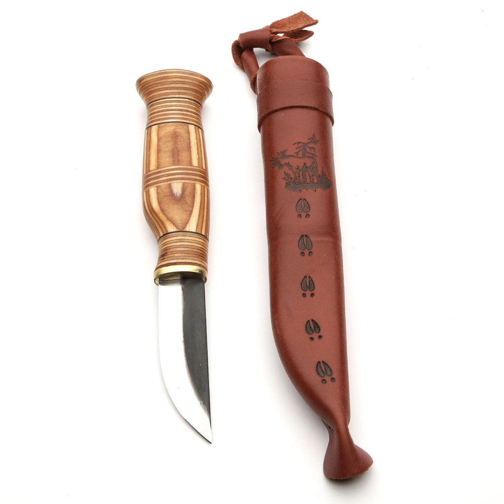 Wood_Jewel 23VX Vulou Special Knife Scandi Viking Hunting Knife Finland